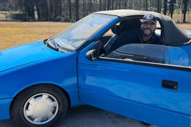 Tyler Perry Posts Photo With The Same Model Of Car That Was His Shelter ...