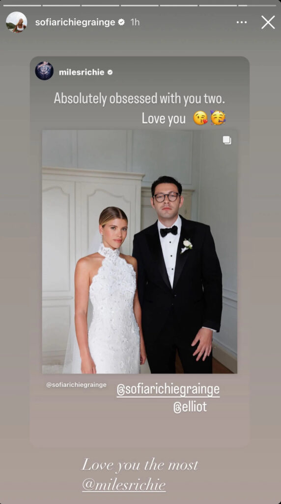 Why Sofia Richie’s Brother, Miles Richie, Skipped Her Wedding To Elliot ...