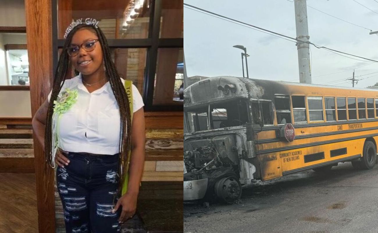 A 28-Year-Old New Orleans School Bus Driver Bravely Rescues 8 Children Moments Before Bus ...