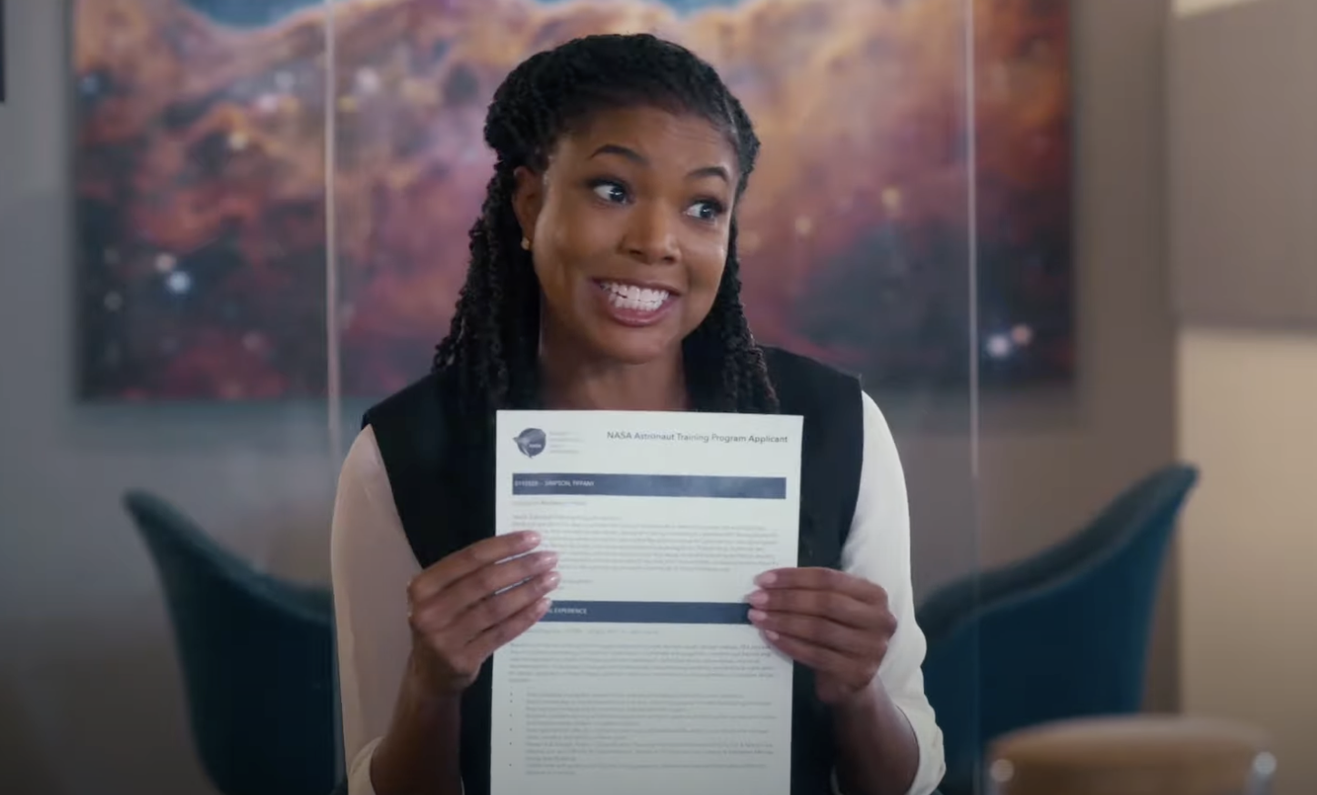 'Space Cadet' Trailer: Gabrielle Union Tests Emma Roberts' NASA ...