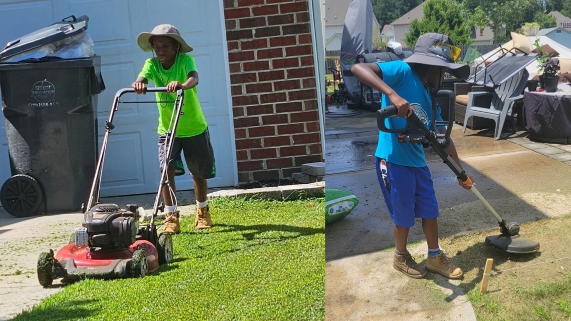 11-Year-Old Turns His Passion For Lawn Mowing Into A Business: 'I ...