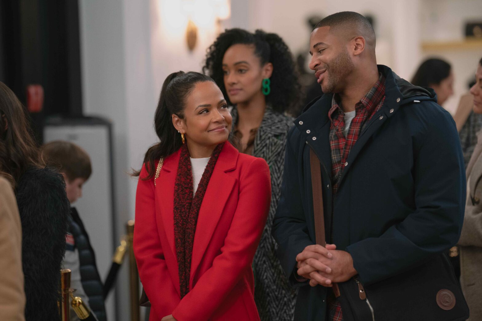 'Meet Me Next Christmas' First Look: Christina Milian, Kofi Siriboe And ...